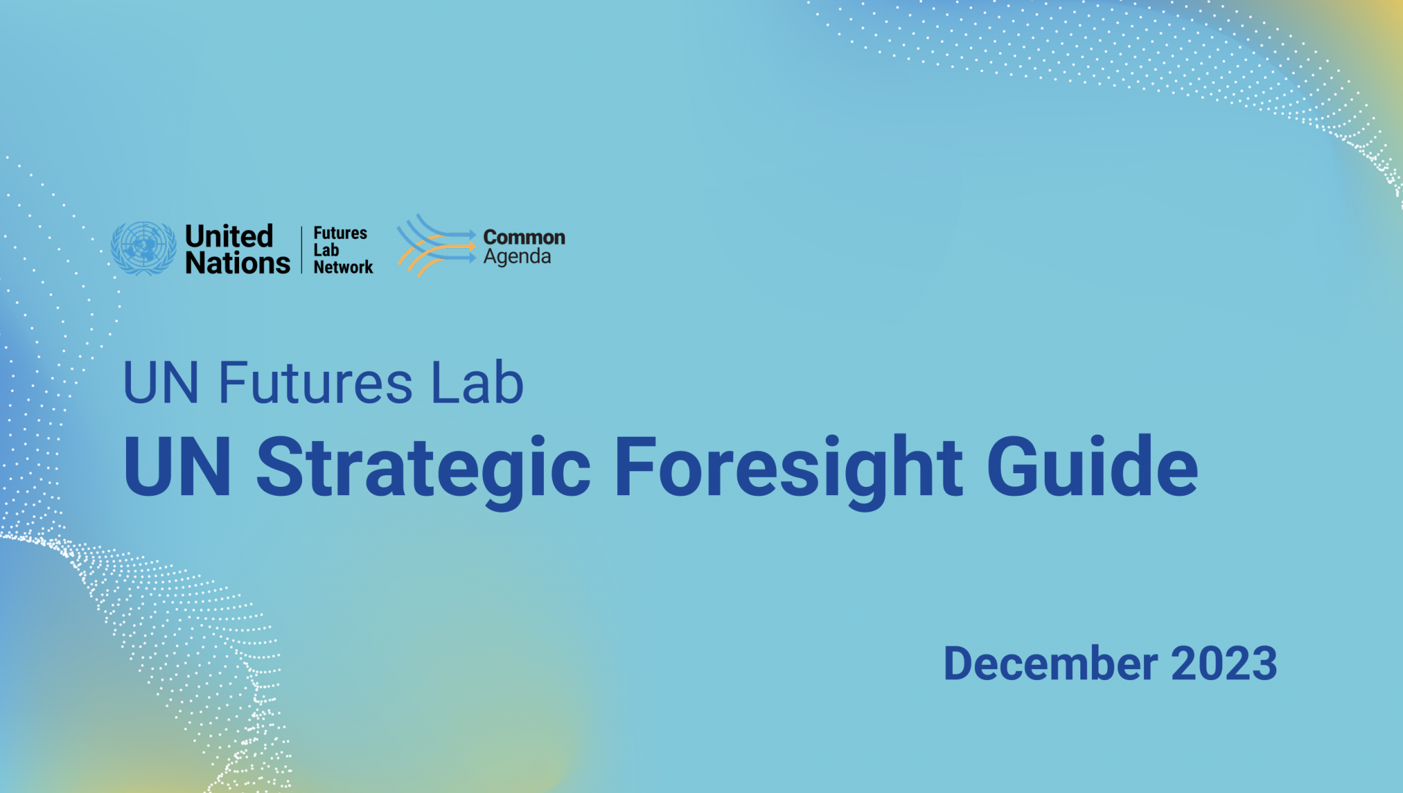 UN Strategic Foresight Guide